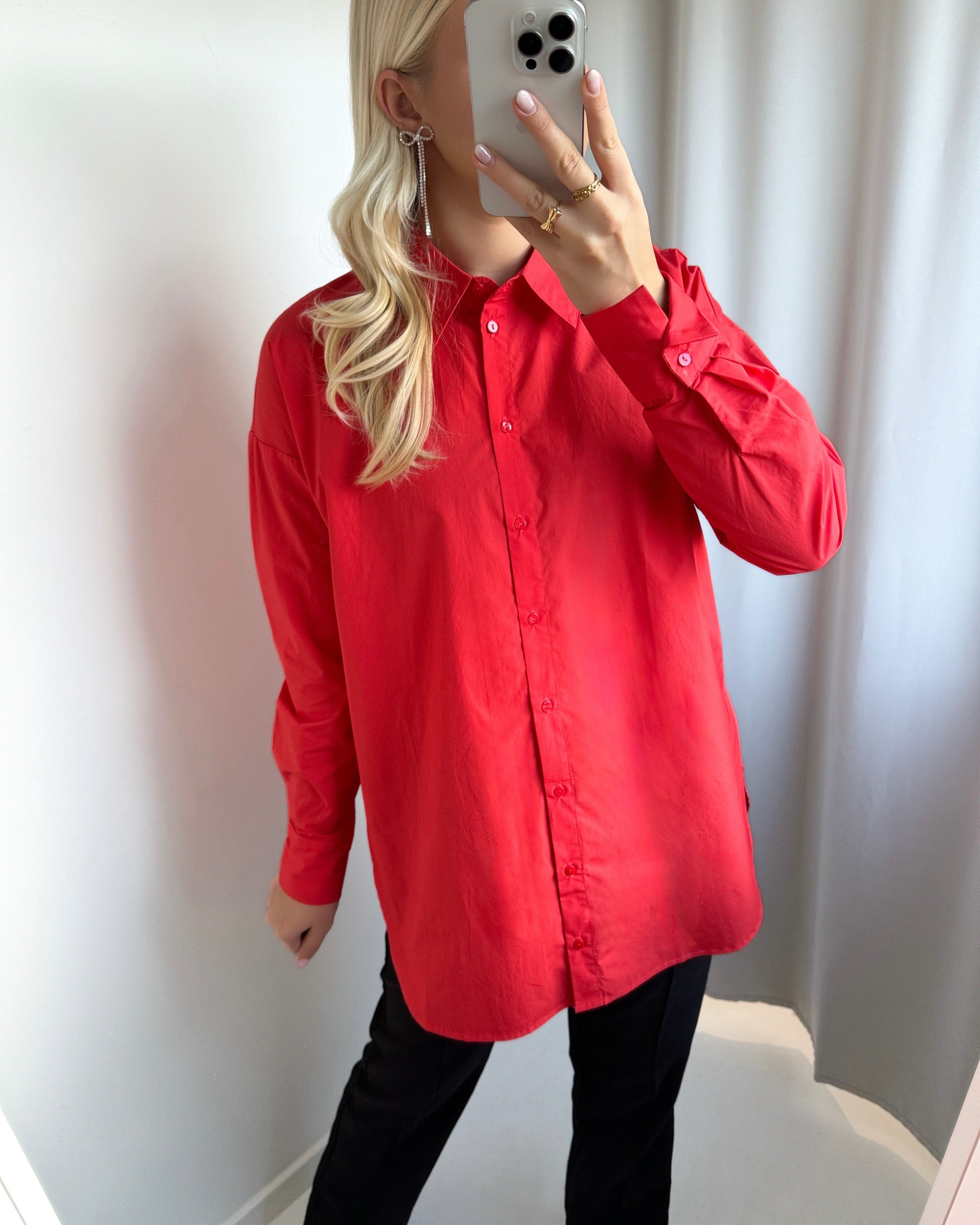 Love&Divine skjorte love765 red – Dressforsuccess